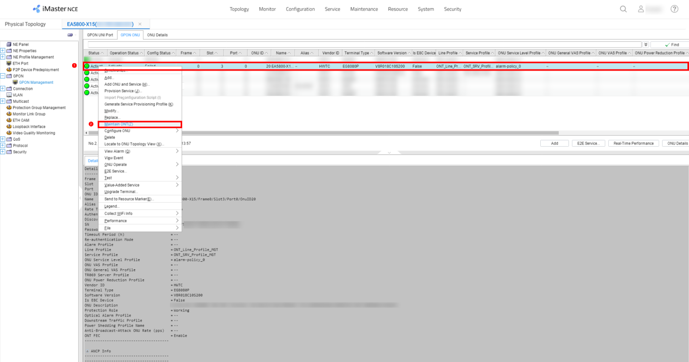 How Do Export Ont Files On Nce Huawei Enterprise Support Community